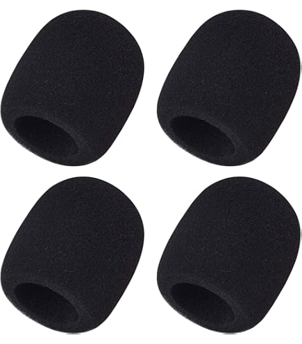 Microphone Covers Foam Geekria For Creators Foam Windscreen Compatible ...