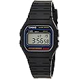 CASIO Unisex W59-1 Classic Digital Watch, Black/Grey Dial, Black Band ...