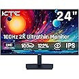 KTC 24 Inch QHD 100Hz Computer Monitor IPS 2K, 1300:1 Contrast, Anti ...