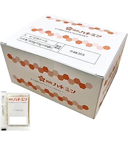 Amazon | 加藤美蜂園 サクラ印 純粋ハチミツ ミニハネー (15g×10本)×3