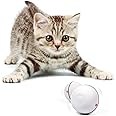 YOFUN Smart Interactive Cat Toy - Newest Version 360 Degree Self Rotating Ball, USB Rechargeable ...