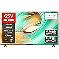 Amazon.co.jp: 【Amazon.co.jp限定】 TCL 65V型 4K 液晶 テレビ 65V6B Google TV W ...