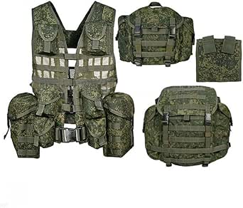 Amazon.co.jp: Russian Military 6sh117 Tactical Vest & Backpack Set FSB ...