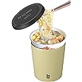 Amazon.co.jp: シービージャパン ラーメン カップ 麺 インスタント ヌードル 保温マグ 460ml ベージュ 真空 断熱 ステンレス NOODLE GOMUG : ホーム＆キッチン