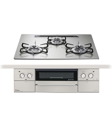 Amazon.co.jp: パロマ ビルトインコンロ フェイシスグランド PD-893WS