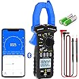 Amazon | BluetoothクランプメーターデジタルINFURIDER YF-7200APP、真の実効値クランプマルチメータ 自動範囲 6000カウント交流/直流 電流計 電圧計、静電 ...