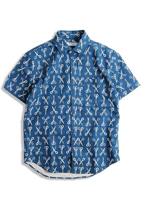 人気商品【LAMA LUCENTE】vintage/音符/総柄 長袖 シャツ - トップス