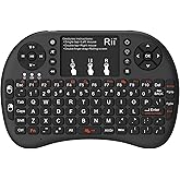 Riitek Rii Mini X1 Mini Wireless 2.4GHz Keyboard with Mouse Touch Pad ...