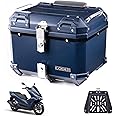 Amazon | CODEM バイク リアボックス 45L PCX/PCX160 トップケース 大容量 ABS 軽量 純正同色 バイクボックス 四角 耐衝撃 防犯対策 キーロック可能 取付 ...