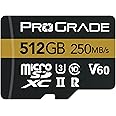 Amazon | microSDカードV60 (512GB) - フルサイズのSDカードデバイスでテスト済み | 最大250MB/秒の読み取り ...