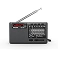 Amazon.co.jp: XHDATA D368 FM/AM/SW/ワイドFM対応 高感度受信 小型 ポータブルラジオ 防災ラジオ 短波 ...