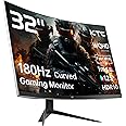 KTC 32 inch 180Hz Curved Gaming Monitor, QHD(2560x1440p) 1ms MPRT, 2K ...
