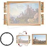 Playboda 1500 Pieces Rotating Plastic Puzzle Board with Drawers and ...