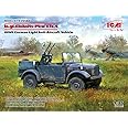 Amazon | アイシーエム ICM 1/35 ドイツ軍 le.Einheitz-Pkw Kfz.4 軽四輪駆動対空車輌 プラモデル ...