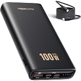 INIU 100W Power Bank, 25000mAh USB C Laptop Portable Charger, PD QC ...