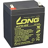 Amazon | LONG 12V 5Ah 高性能 シールドバッテリー WP5-12 WP5-12 | カーバッテリー | 車＆バイク
