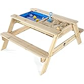 Plum Sandy Bay Wooden Sandpit and Water Tables, Brown : Amazon.com.au ...