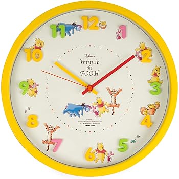 Amazon.co.jp : ディズニー ウッドパーツクロック 壁掛け時計 くまのプーさん CLOCK82863 : ホーム＆キッチン
