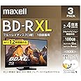 Amazon.co.jp: マクセル(maxell) 録画用ブルーレイディスク BD-R XL（2～4倍速対応）BRV100WPE.3J : パソコン・周辺機器