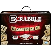 Scrabble Luxury Edition Board Game - 2-4 Players, Ages 96+, Wooden ...