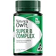 Nature's Own Super B Complex Tablets 75 -With B3, B6 & B12 for ...
