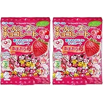 Amazon.co.jp: チーリン製菓 オールシーズンチョコ あまおう苺 100g×2