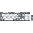 Satechi SM3 Mechanical Keyboard, 108 Keys Full Size with White LED ...