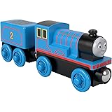 Amazon | きかんしゃトーマス 木製レールシリーズ(Thomas) エドワード 【2才~】 HBJ99 ブルー 小 | 車両 | おもちゃ