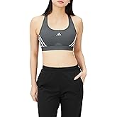 Amazon | [アディダス] スポーツブラ Aeroreact トレーニング ライトサポート スリーストライプスブラ IKV31 ...
