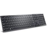 Dell Premier Wireless Keyboard and Mouse Combo KM7321W, Rechargeable ...