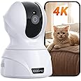 Amazon.co.jp: 【臨場感溢れる8MP・2.4G/5GWIFI対応】COOAU 見守りカメラ ペットカメラ 800万画素 監視カメラ 防犯カメラ Wi-Fi/有線LAN対応 夜間暗視 ...