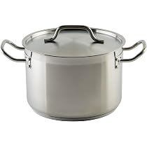 Biryani Pot CAC China SSBZ-30 Stainless Steel Brazier With Lid 30 Qt ...