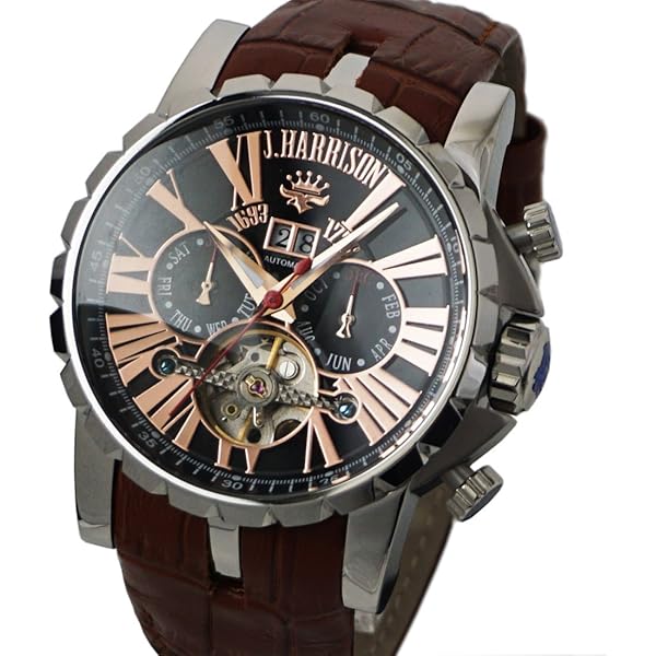 Amazon.co.jp: [ジェ・ハリソン] 腕時計 JH-1946SB メンズ 正規輸入品