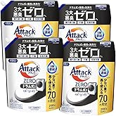 Amazon.co.jp: アタック 【ケース販売】ZERO 液体史上 最高の清潔力。無菌レベルの消臭力 詰め替え 2100g×4個 : ドラッグストア