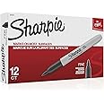 SHARPIE 30001 Permanent Markers, Fine Point, Black, 12 Count : Sharpie: Amazon.com.au ...