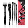 Amazon.co.jp: EIGSHOW メイクブラシ 5 本セット、必須メイクブラシ、毎日のメイクのための毎日のメイクブラシセット ファンデーションブラシ、アイシャドウブラシ、アイライナー ...