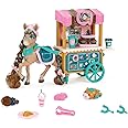 Wild Manes Horse Toys Cocoa’s Bakery Café Cart Playset with Cocoa Horse ...
