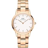 Amazon | Daniel Wellington ダニエルウェリントン Iconic Link (32mm, Silver/White ...