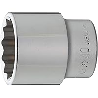 Amazon | トネ(TONE) ソケット(12角) 6D-40 差込角19.0mm(3/4") 二面幅40mm | ソケットレンチアクセサリ