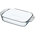Pyrex Rectangular Baking Tray with Borosilicate Glass, 27 cm x 17 cm x ...
