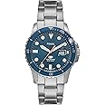 Amazon.co.jp: [フォッシル] 腕時計 FOSSIL BLUE DIVE FS6050 メンズ シルバー : ファッション