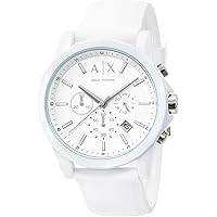 Amazon | [アルマーニ エクスチェンジ]ARMANI EXCHANGE クロノグラフ ax1325 メンズ ホワイト [並行輸入品 ...