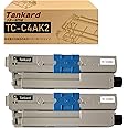 Amazon.co.jp: 【Amazon.co.jp限定】OKI用 TC-C4A TC-C4AK2 （2パック 黒 ）互換トナーカートリッジ 対応機種：OKI C332 MC363 ...