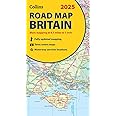 Collins Road Atlas - 2025 Collins Road Map Of Britain: Folded Road Map ...