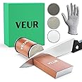 VEUR Knife Sharpener - Rolling Knife Sharpener with 400, 1000 & 3000 Grit Discs - AUS Knife ...