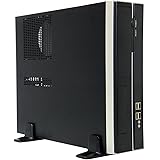 INWIN/インウィン PCケース IW-BL672 E Black/MicroATX対応 スリムケース(H330 x W96 x ...
