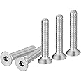 Amazon | DTGN M5-0.8 x 30mm ヘッドソケットキャップボルト 10個パック 304ステンレススチール六角ソケットフラットヘッドボルト フルスレッド カウンターシンク ...