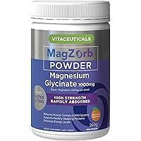 Vitaceuticals MagZorb High Strength, Pure Magnesium Glycinate 500mg ...