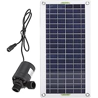 Solar Fountain Pump Kit, 30W 12V 800L/h Polysilicon Solar Panel Water ...