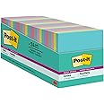 Post-it Super Sticky Notes, 3" x 3", Miami Collection, 24 Pads per Pack ...